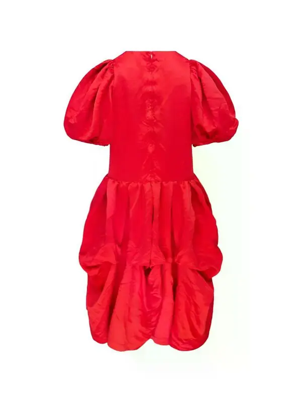 Comme Des Garçons Puff-sleeve Tie Dress