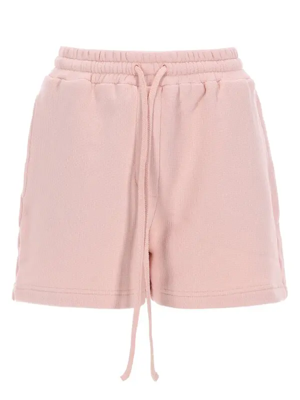 Dolce & Gabbana Shorts Con Logo E Coulisse - Pink