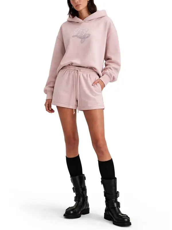 Dolce & Gabbana Logo Drawstring Shorts - Pink