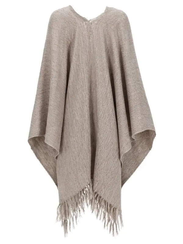 Brunello Cucinelli Linen Poncho