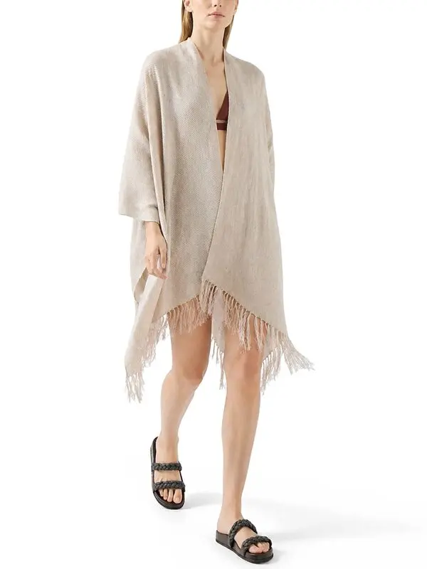 Brunello Cucinelli Linen Poncho