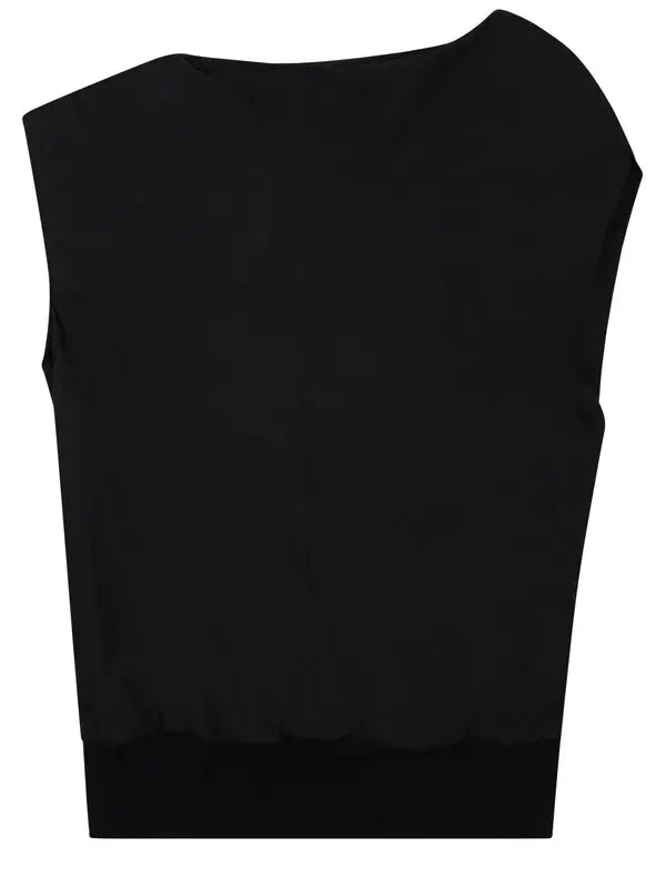 Sacai Asymmetrical Top - Black