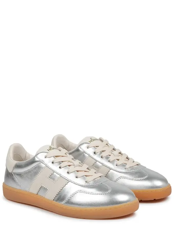Hogan Low Top Sneakers - Silver