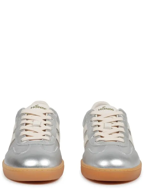 Hogan Low Top Sneakers - Silver