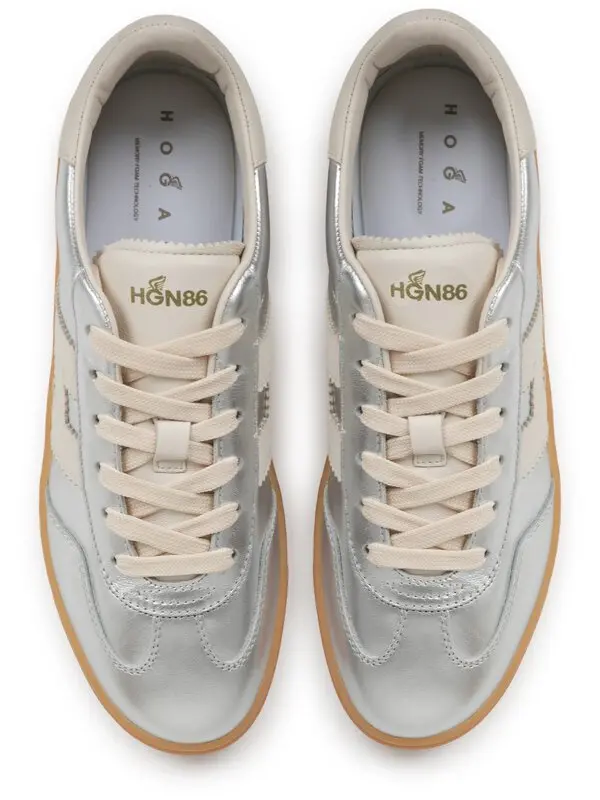 Hogan Low Top Sneakers - Silver