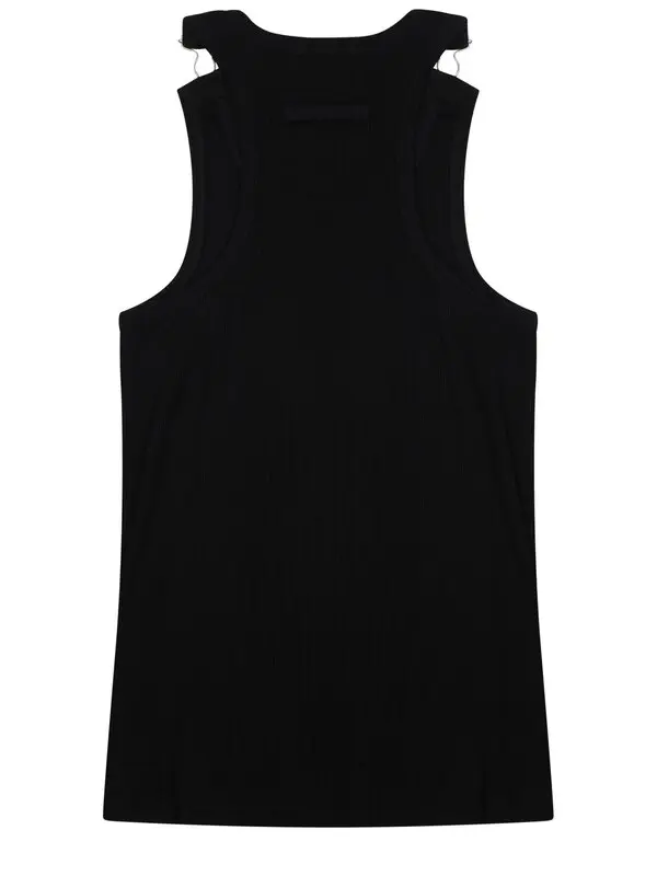 JEAN PAUL GAULTIER Tank Top In Cotone - Black