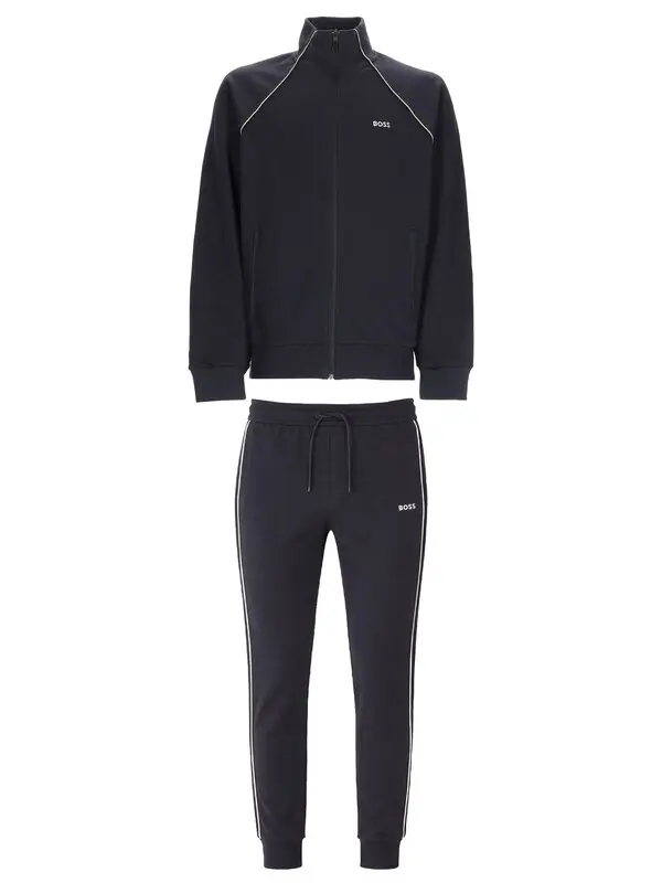 BOSS Set Tracksuit Con Logo - Blue