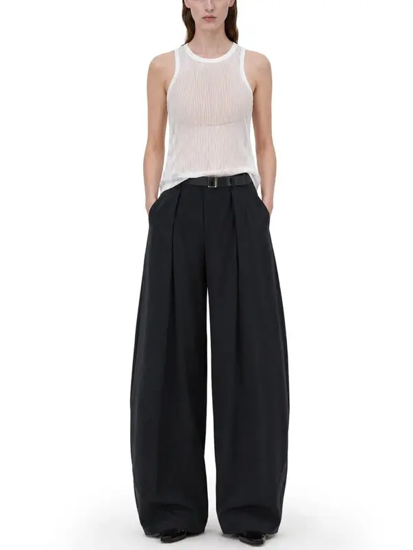 Sacai Sleeveless Chiffon Top