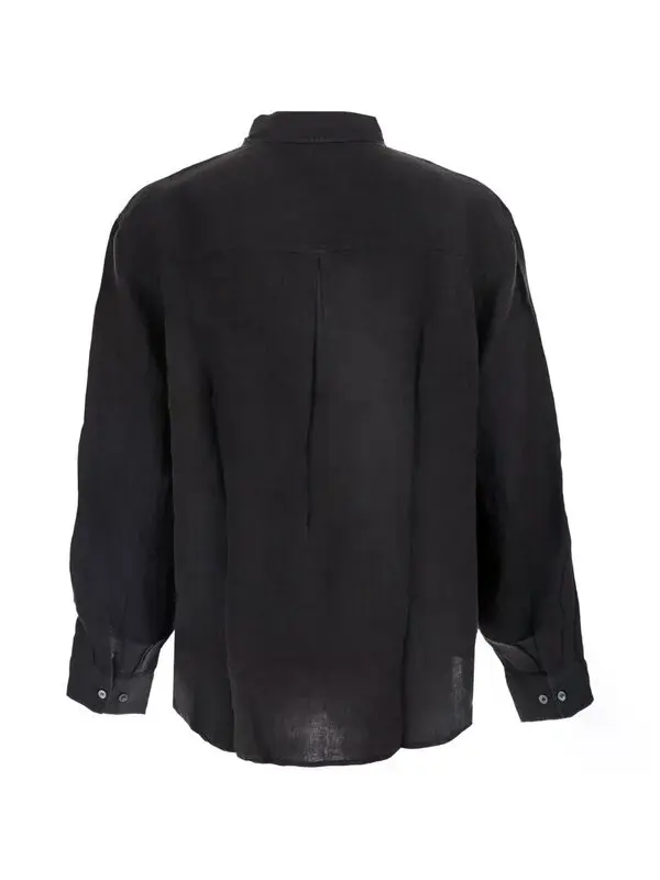 COOR Button-down Linen Shirt - Black