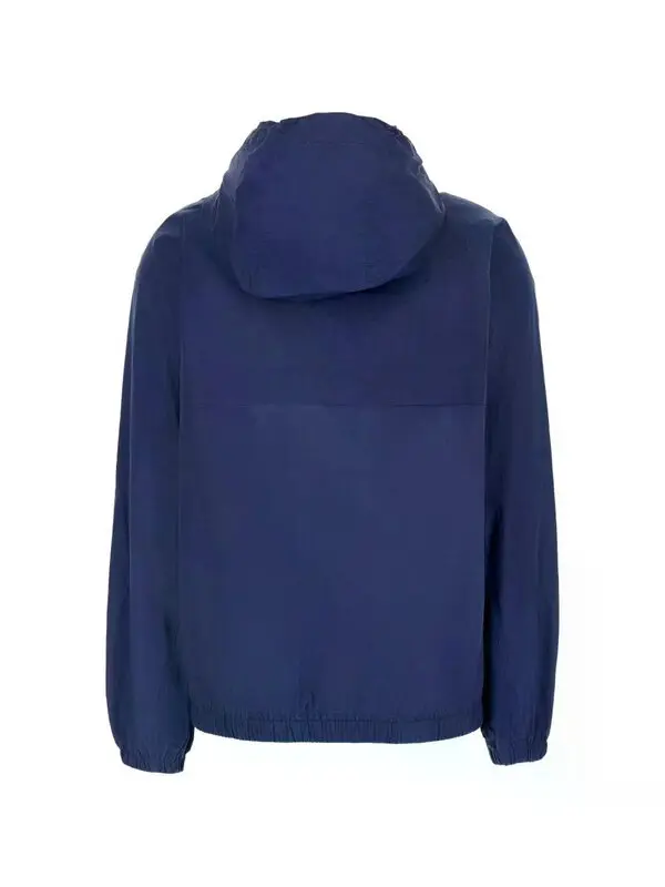 DUNST Drawstring Hood Jacket - Blue