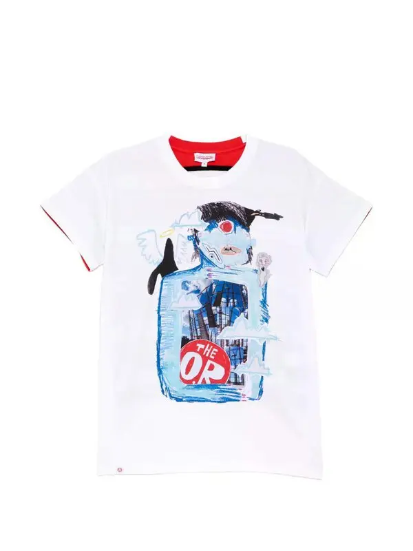 CHARLES JEFFREY Graphic Print T-shirt - White