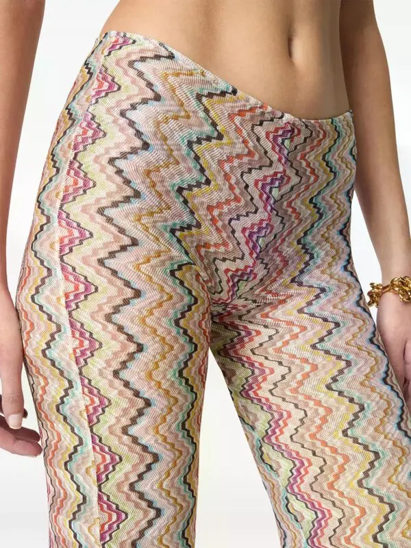 Missoni Zig-zag Flared Trousers - Neutrals