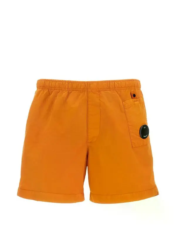 C.P. COMPANY Lens-detail Swim Shorts - Orange