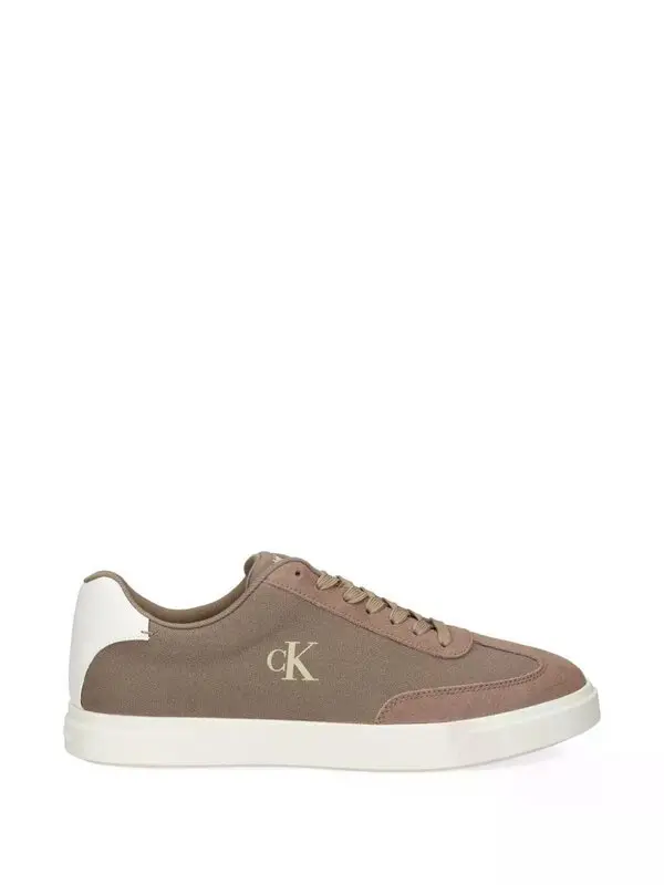 Calvin Klein Brooke Logo-detail Panelled Sneakers - Brown