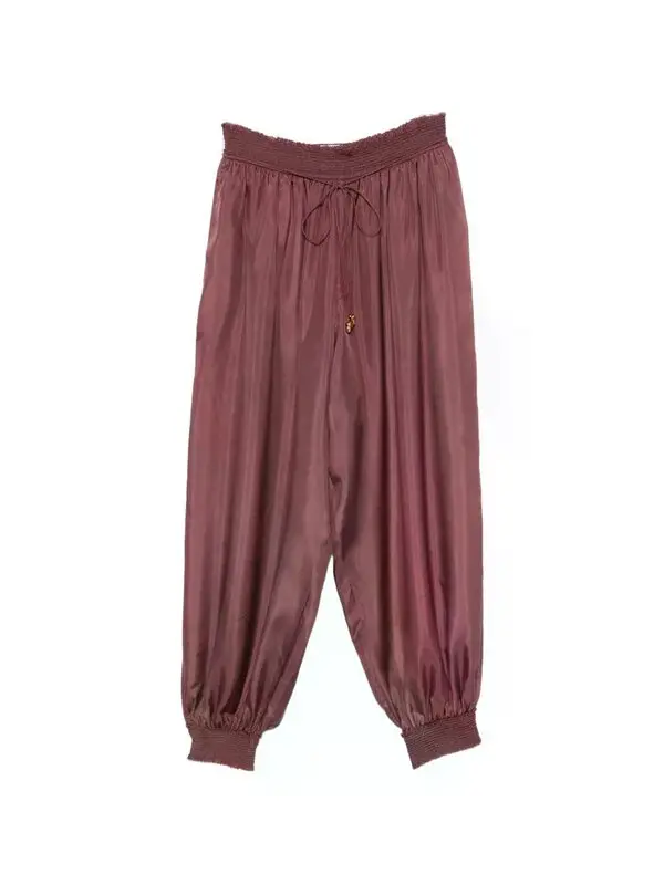 Zimmermann Elasticated-waistband Trousers - Purple
