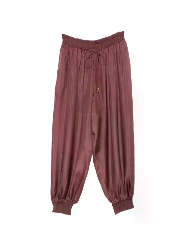 Zimmermann Elasticated-waistband Trousers - Purple