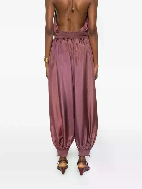 Zimmermann Elasticated-waistband Trousers - Purple