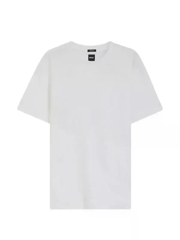 BOSS Waffle-knit T-shirt - White
