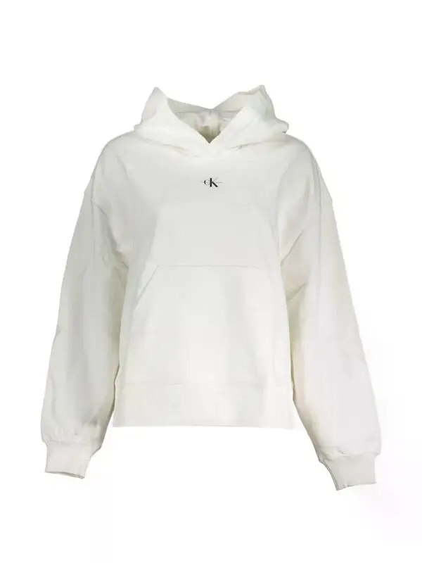 Calvin Klein Logo-print Hoodie - White