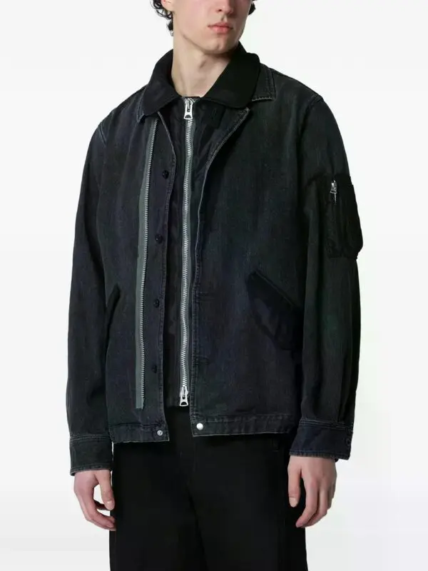 Sacai Zip-up Jacket - Black