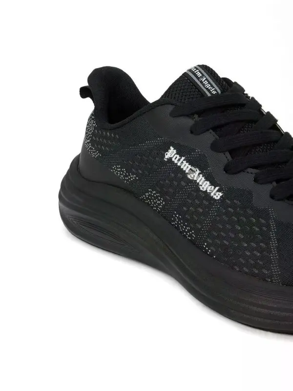 Palm Angels Sunset Lace-up Sneakers - Black