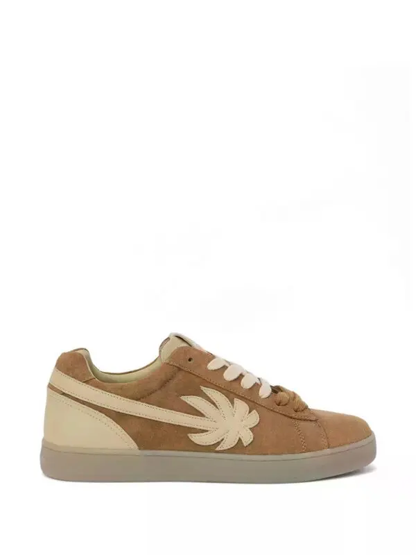 Palm Angels Lace-up Suede Sneakers - Brown