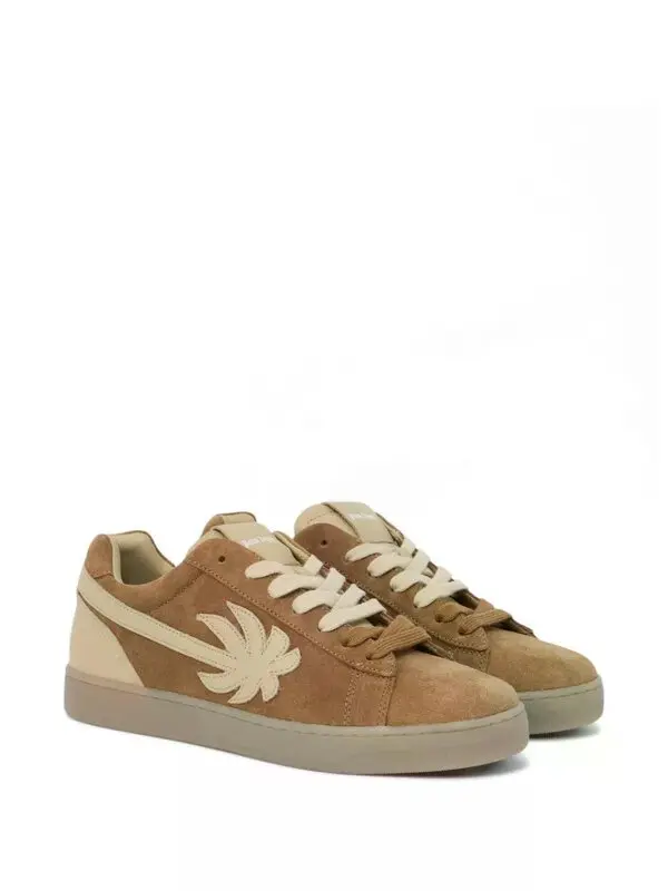 Palm Angels Lace-up Suede Sneakers - Brown