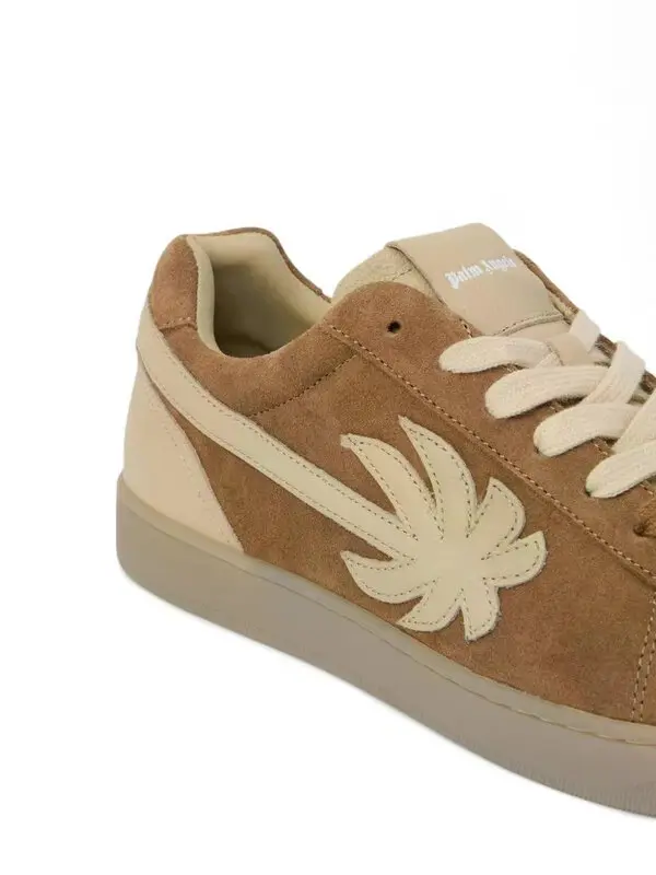 Palm Angels Lace-up Suede Sneakers - Brown