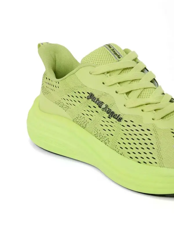 Palm Angels Sunset Mesh-upper Sneakers - Green