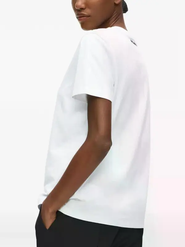 Karl Lagerfeld Ikon Choupette T-shirt - White