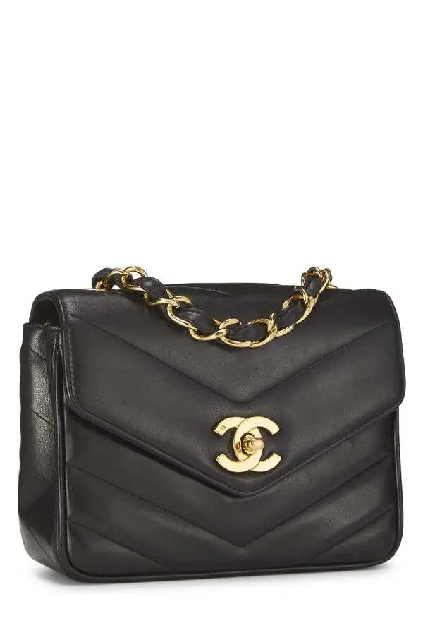 Chanel Lambskin Chevron Flap