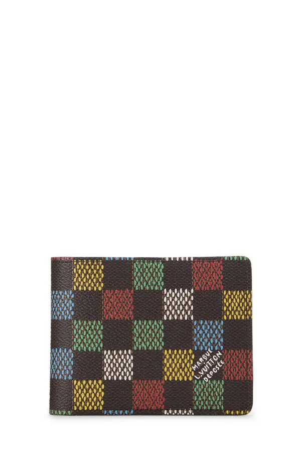 LOUIS VUITTON Multicolor Damier Ebene Slender Wallet - Multi