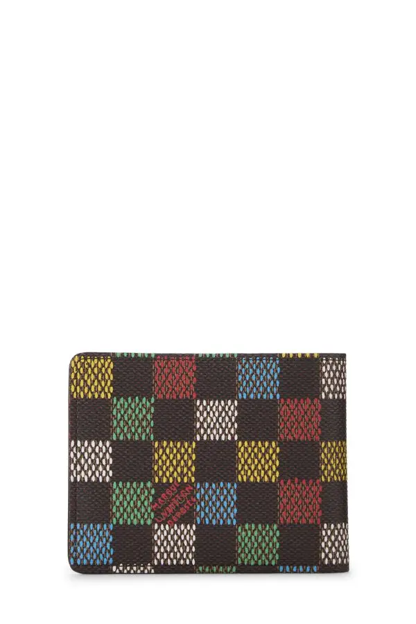 LOUIS VUITTON Multicolor Damier Ebene Slender Wallet