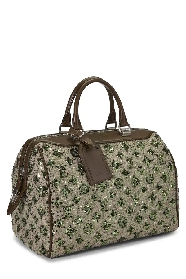 LOUIS VUITTON Monogram Sequin Sunshine Express Speedy 30 - Green