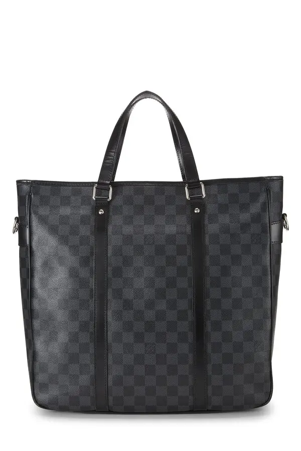 LOUIS VUITTON Damier Graphite Tadao - Black