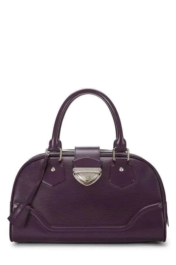 LOUIS VUITTON Epi Bowling Montaigne - Purple