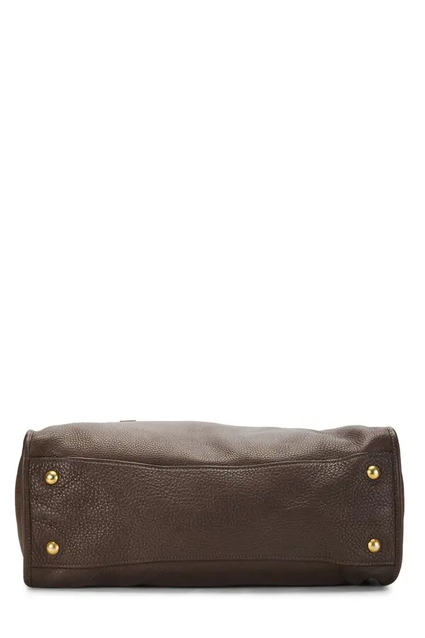 Prada Vitello Daino Convertible Zip Handbag