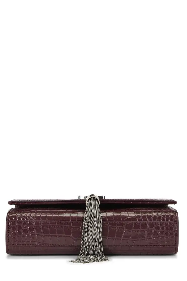 Saint Laurent Embossed Kate Tassel Bag