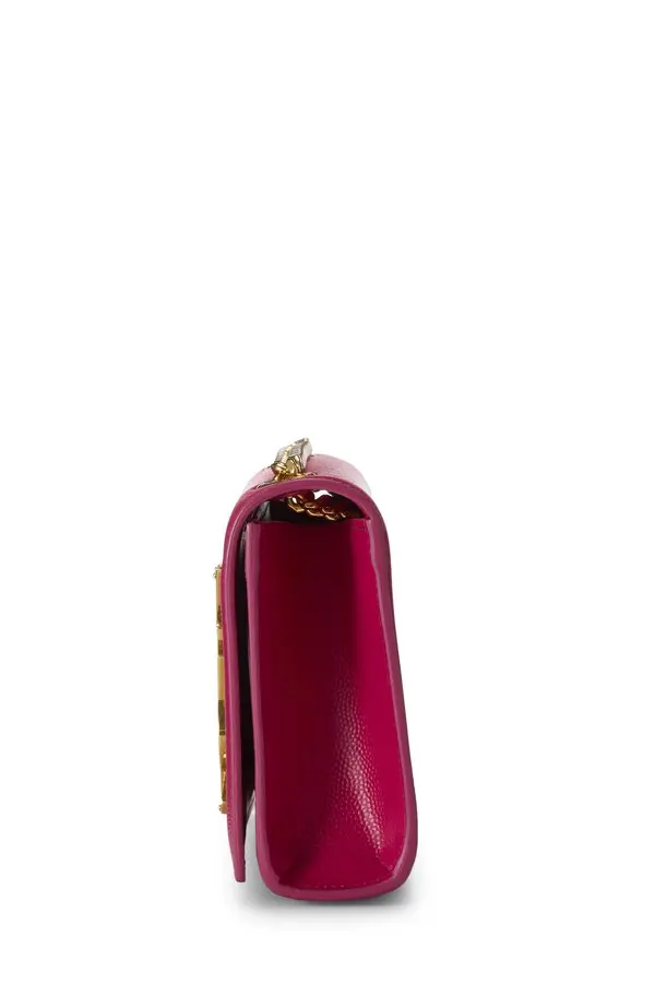 Saint Laurent Grained Calfskin Kate - Pink
