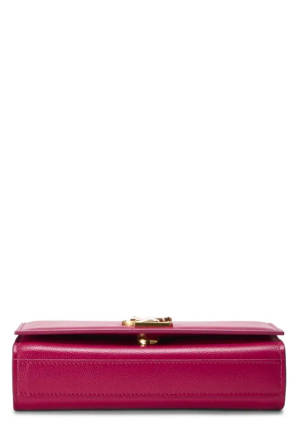 Saint Laurent Grained Calfskin Kate - Pink
