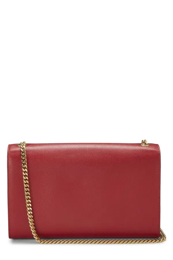 Saint Laurent Grainy Calfskin Kate - Red
