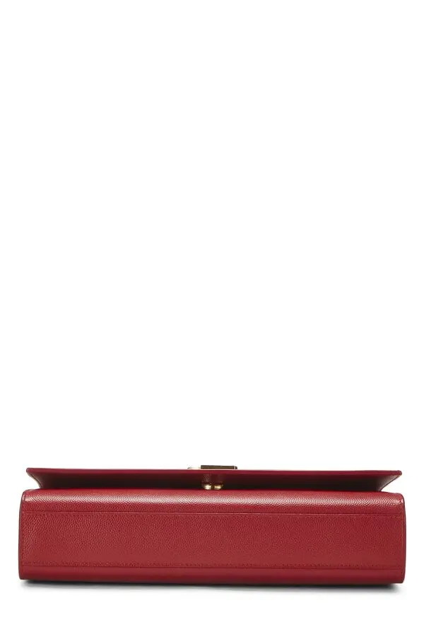 Saint Laurent Grainy Calfskin Kate - Red