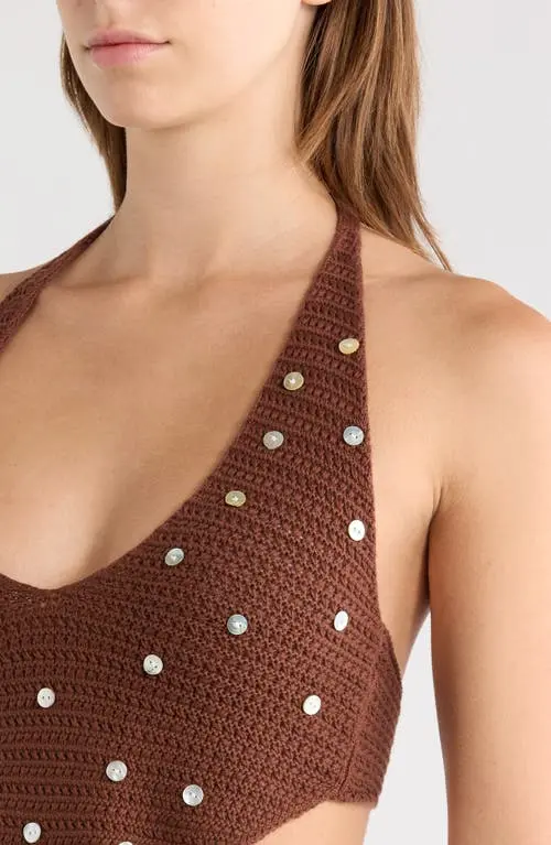 PACSUN Maribel Knit Halter Top