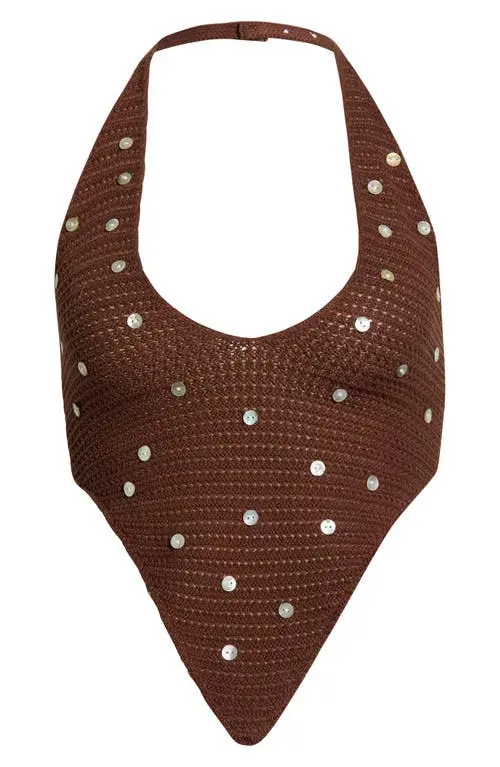 PACSUN Maribel Knit Halter Top