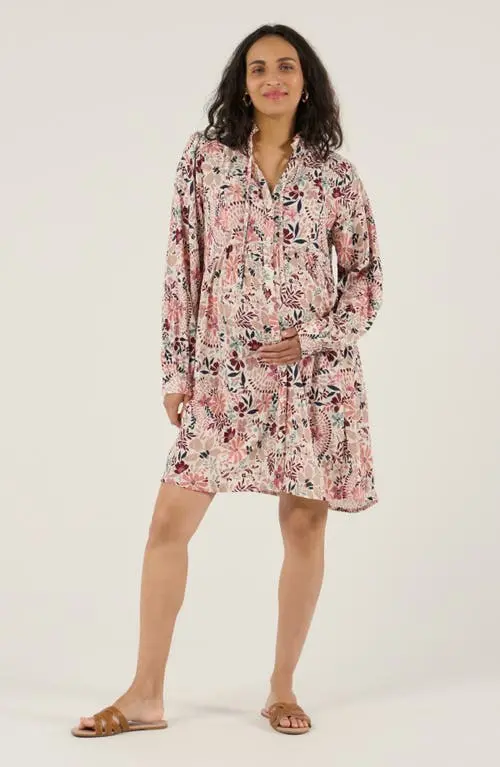 CACHE COEUR Maternity And Nursing Shirt Dress Capucine - Multicolor
