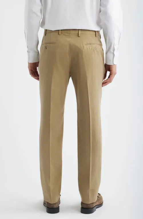 Emporio Armani Flat Front Suit Pants