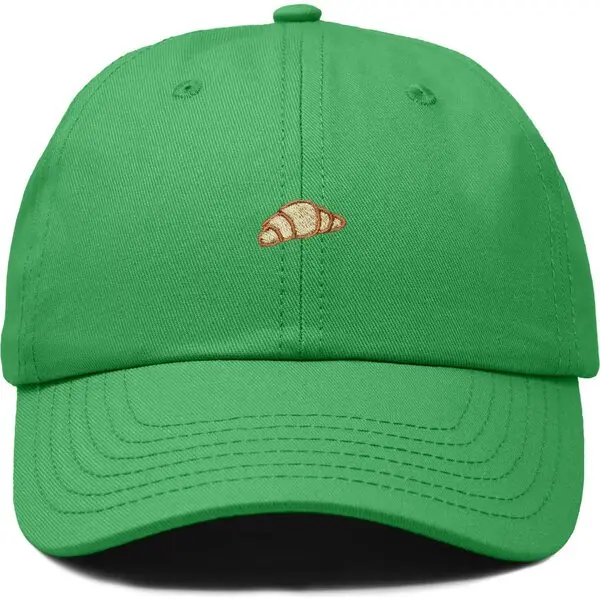 DALIX Croissant Dad Cap - Kelly Green