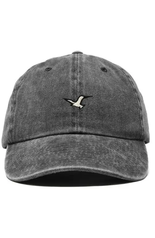 DALIX Seagull Dad Hat - Washed Black