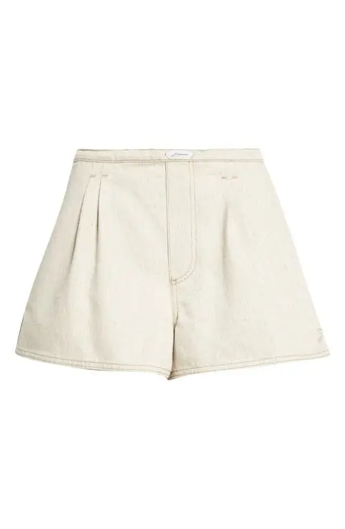 Jacquemus De-nîmes Amelo Cotton & Hemp Shorts - Light Beige
