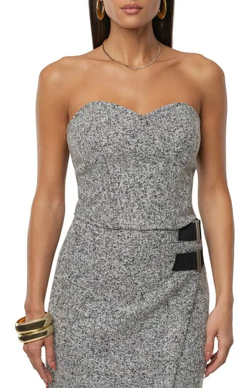 JLUXLABEL Tweed Corset